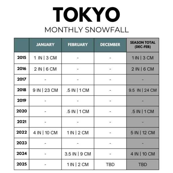 Does it Snow in Tokyo? When & What to Expect in Winter • Wander Eat Write